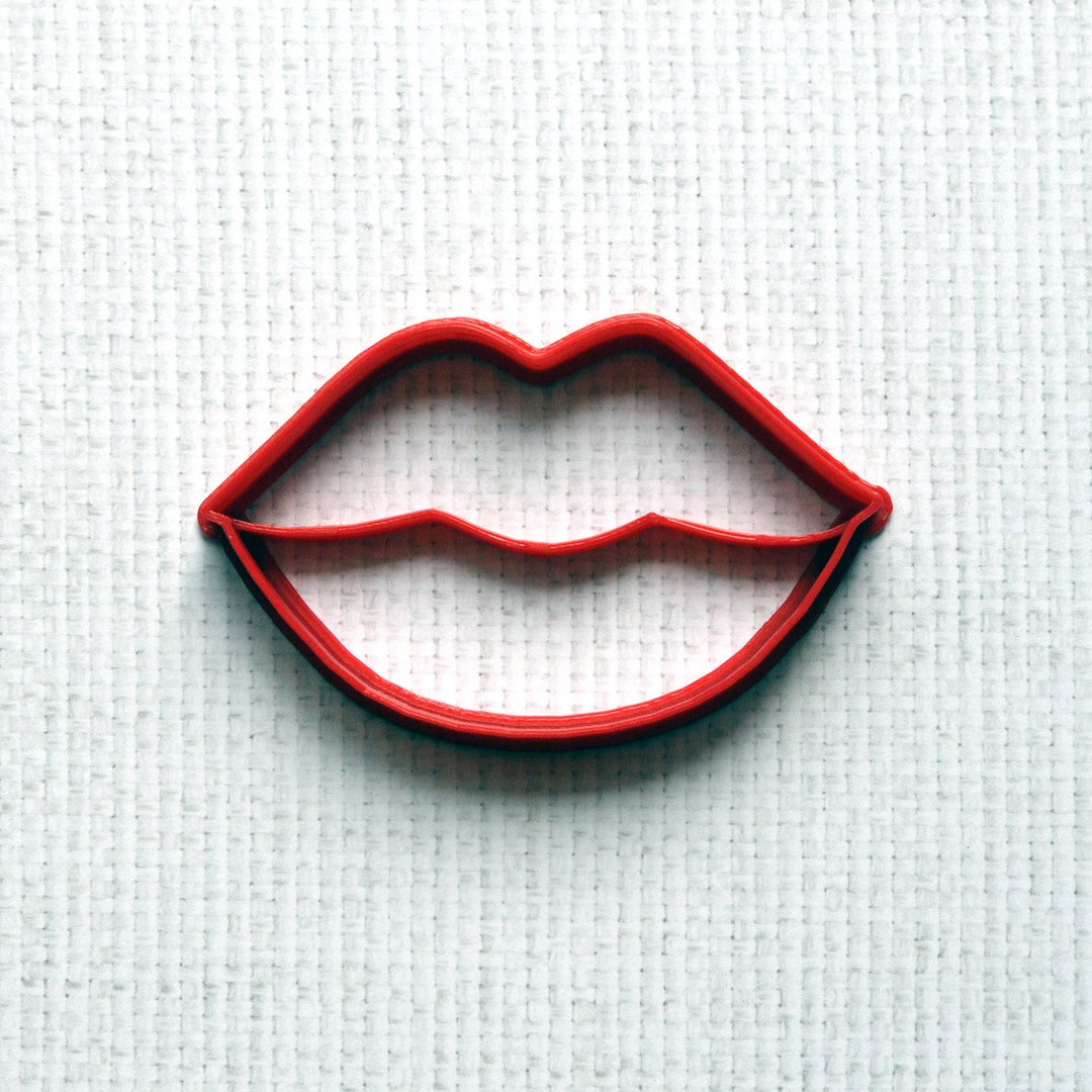 Lips Cookie Cutter. Lips Cookies for Valentine's Day. - Etsy