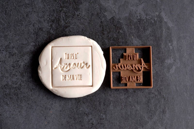 Love Words Cookie Cutter Love Quote Cookie Cutter French - Etsy UK
