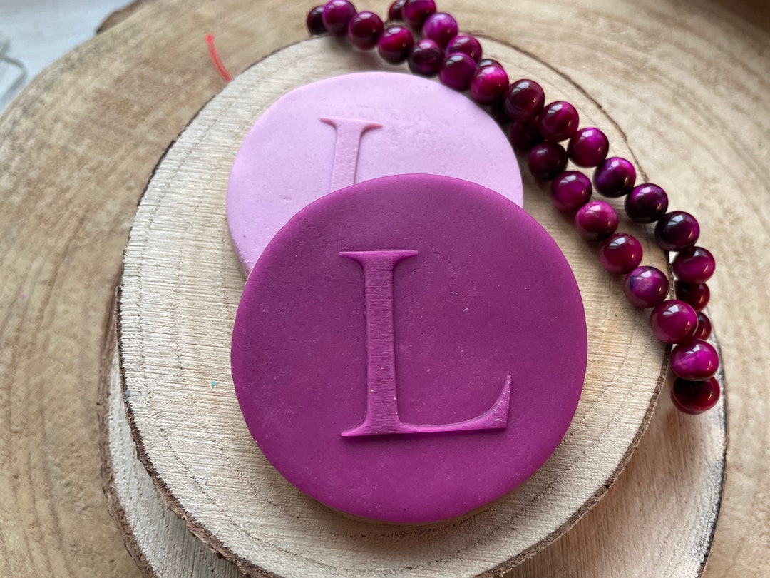 Embossing Tampon Letter - Embosser Fondant for Decorated Biscuit- Stamp ...