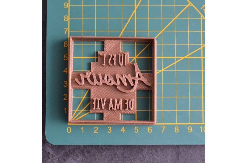 Love Words Cookie Cutter Love Quote Cookie Cutter French - Etsy UK