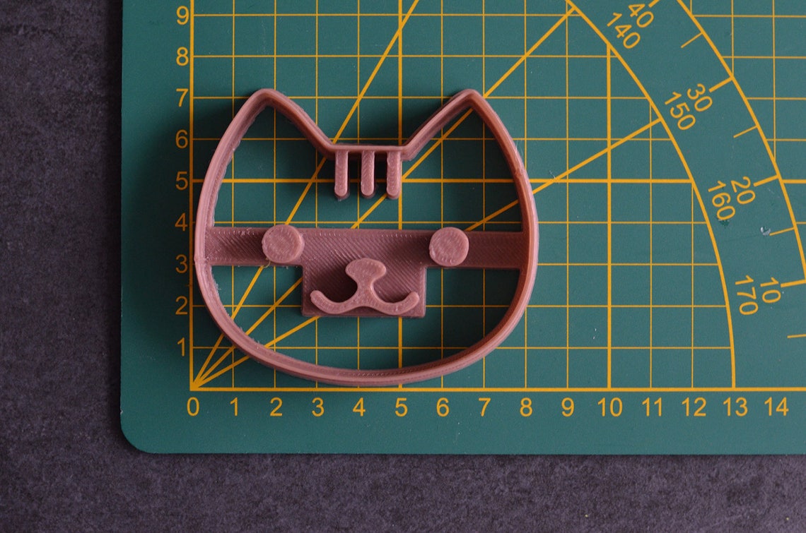 Kawaii Cat Cookie Cutter Cat Head Cookie Cutter Cookie - Etsy
