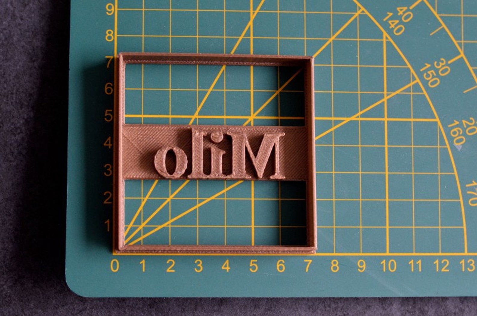 Custom Square Name Cookie Cutter personalized Name Cookie | Etsy