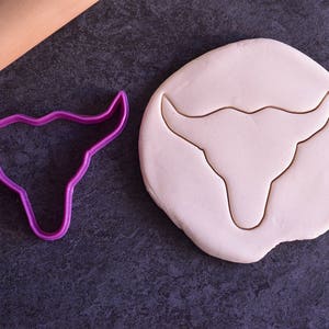 Longhorn Cookie Cutter - Longhorn Head Cookie Cutter - Cookie Cutter ...