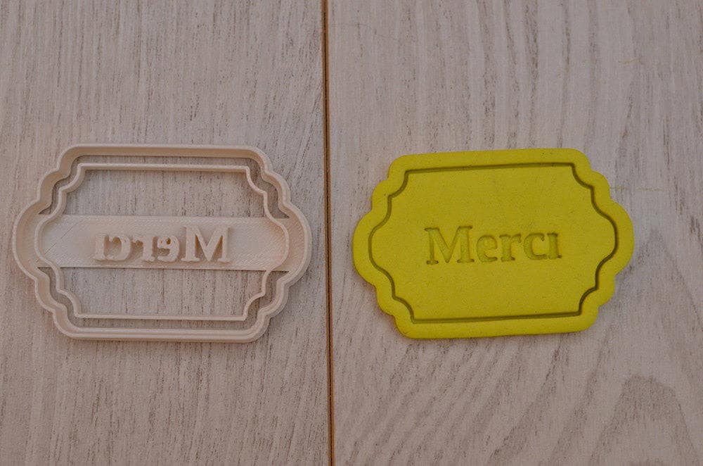 Merci Cookie Cutter Thank You in French Cookie Cutter - Etsy