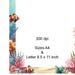 Under the Sea Border Frame Clip Art Digital Download Frame A4 & 8.5x11 ...