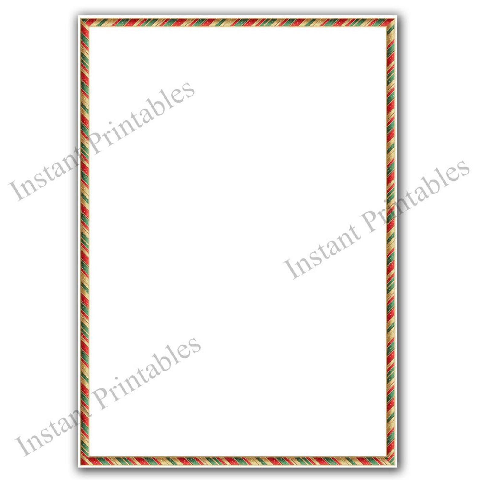 Glitter Christmas Ribbon Borders Frames Clip Art 10 Digital Download 8. ...