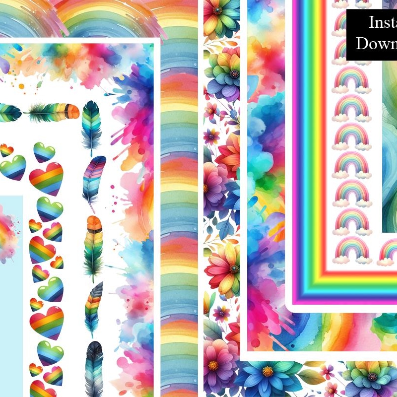 Bright Frames - Etsy