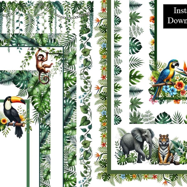 Jungle Frame - Etsy UK
