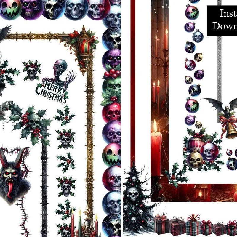 Creepy Christmas - Etsy