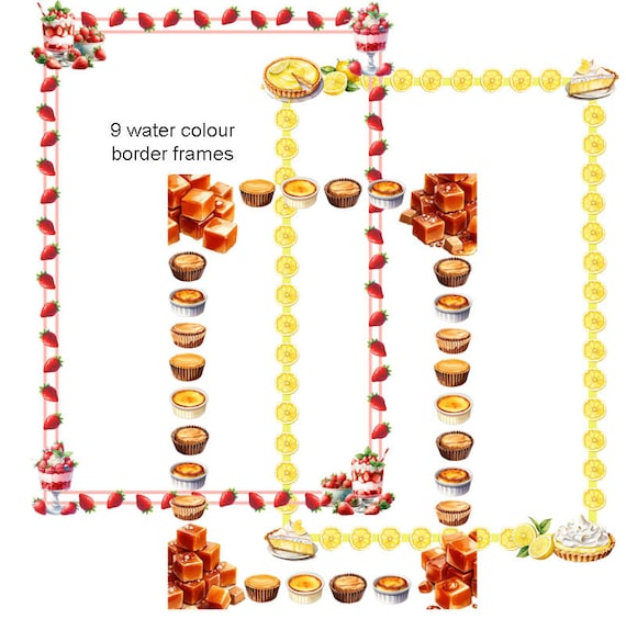 Sweets Page Border