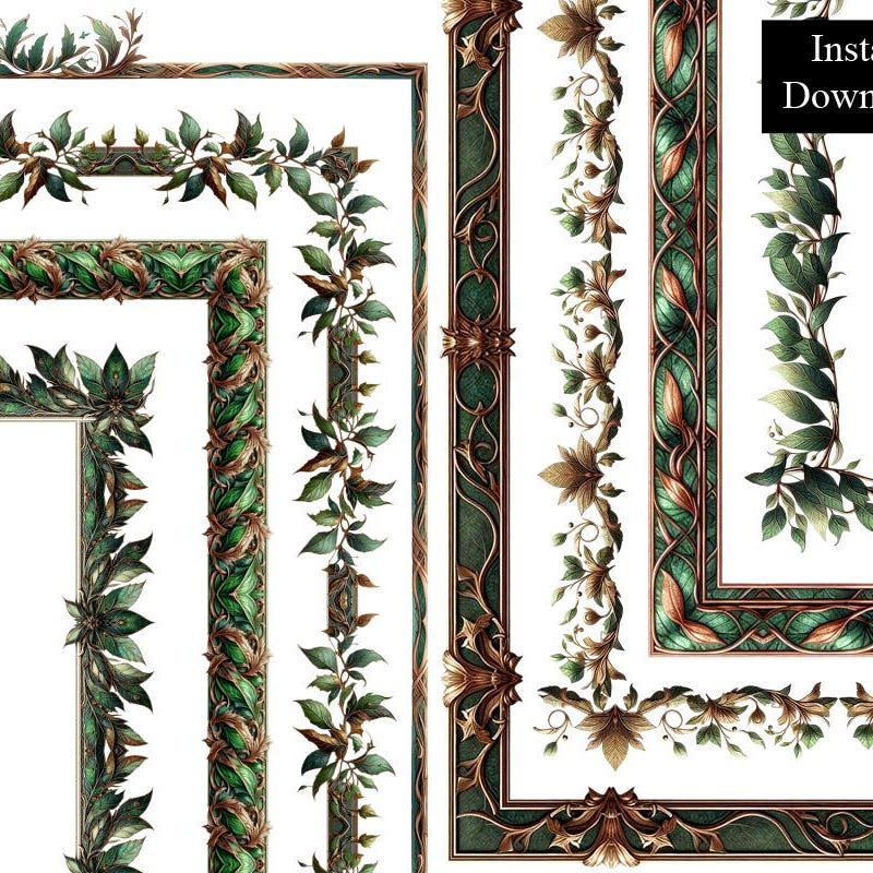 A4 Decorative Frames - Etsy