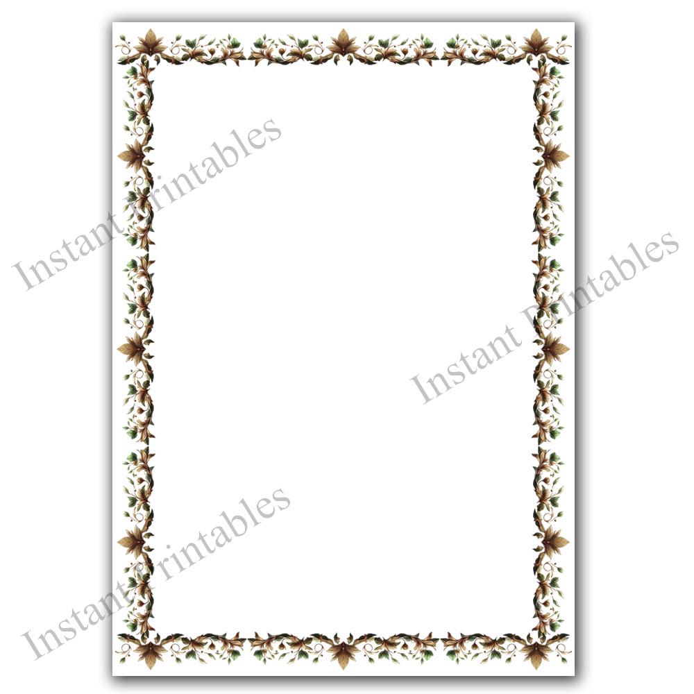 Elven Forest Borders 8 Frames Ornate Style Clip Art Digital Download ...