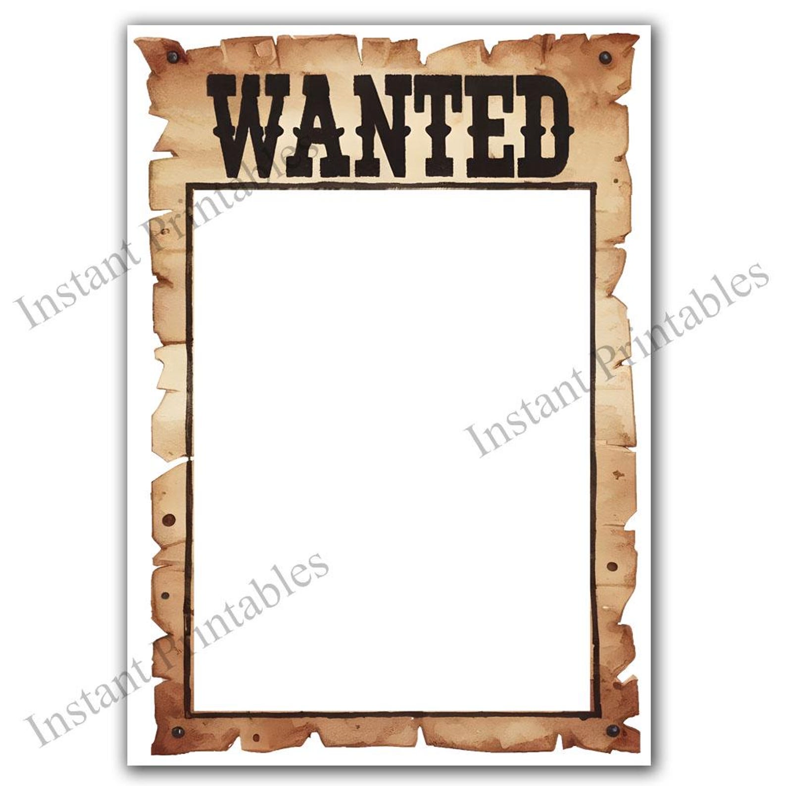 Wild West Borders Western Frames Clip Art 10 Digital Download Frames A4 ...
