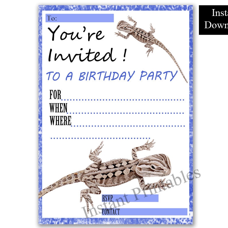 Australian Reptile Party - Etsy