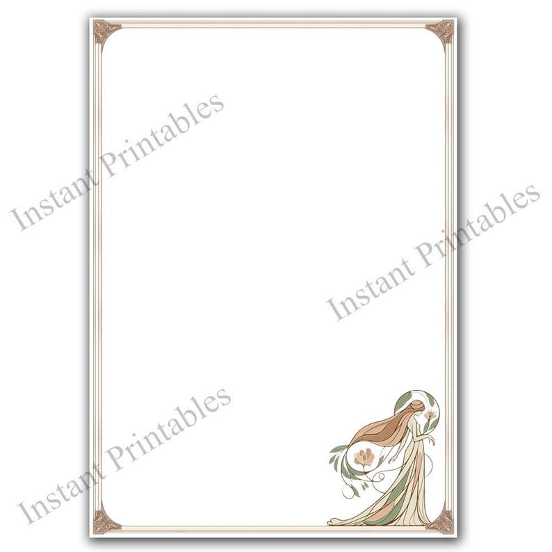 Whimsical Enchanted Borders 8 Frames Digital Downloads Printable Page ...