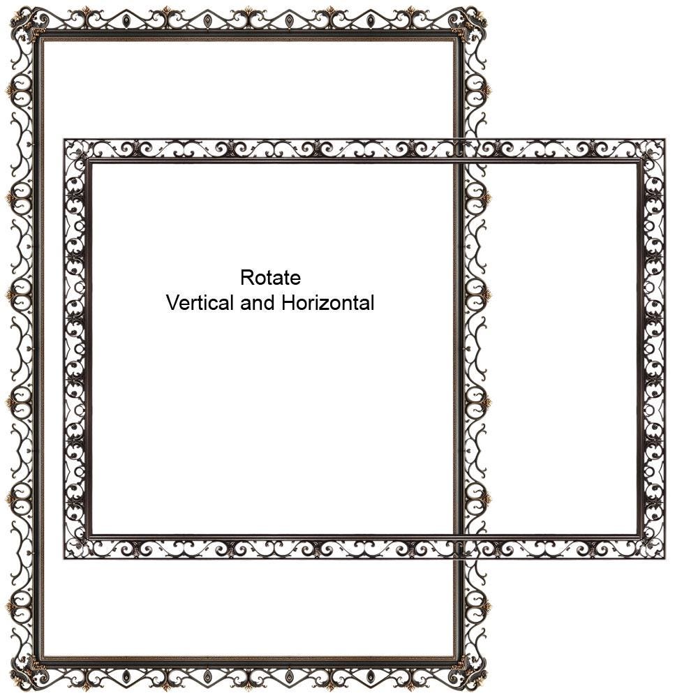 Wrought Iron Borders 8 Frames Ornate Gothic Style Clip Art Digital ...