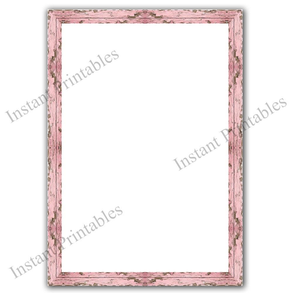 Shabby Frames Watercolour Borders Page Frames Clip Art Bundle 8 Digital ...