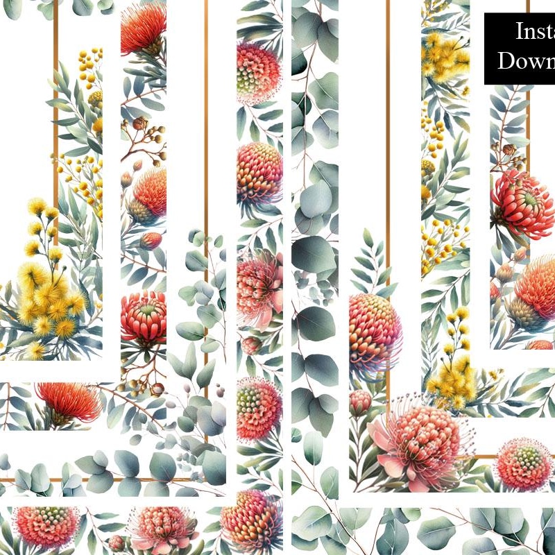 Australian Clip Art Borders - Etsy UK