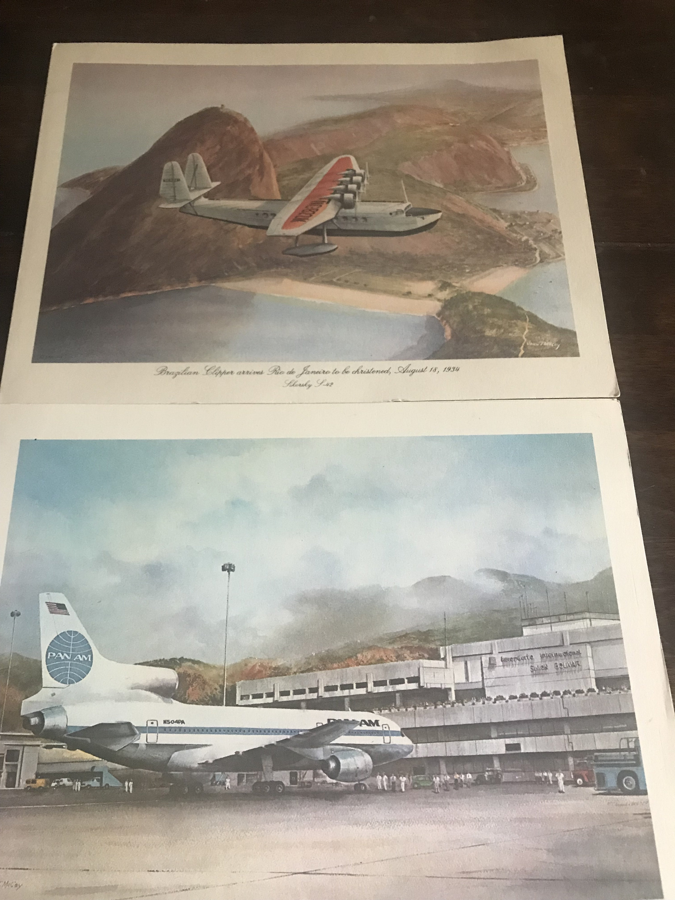 4 Pan American Clipper Menus From Historic Flights - Etsy