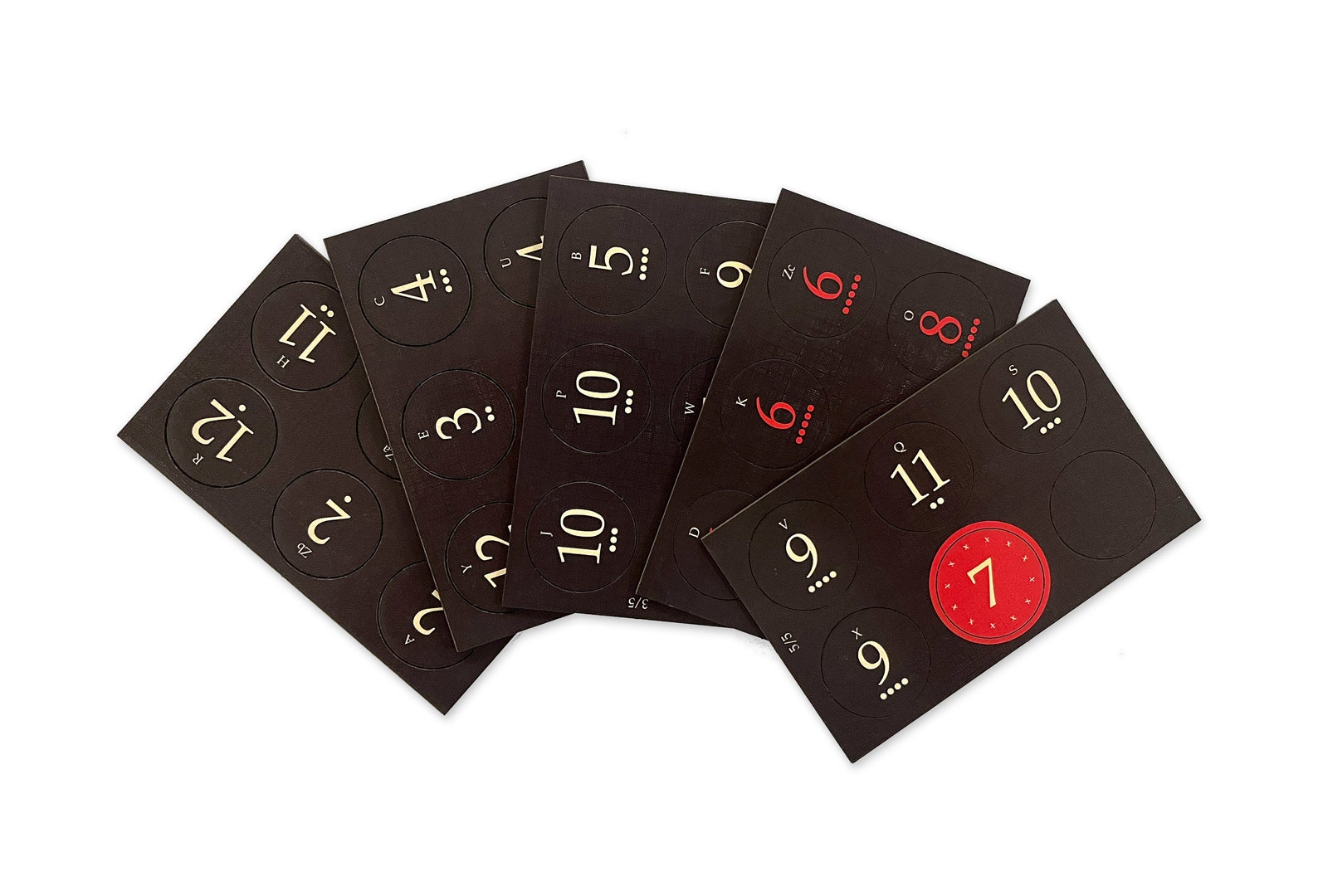Dark Mode Replacement Number Tokens With Alphabet and Roll - Etsy