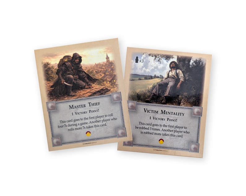 Victim and Master Thief Cards Compatible With Catan's Settlers of Catan ...