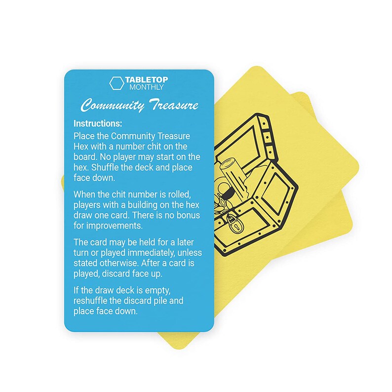 Community Treasure Scenario Hex and Card Expansion Compatible With ...