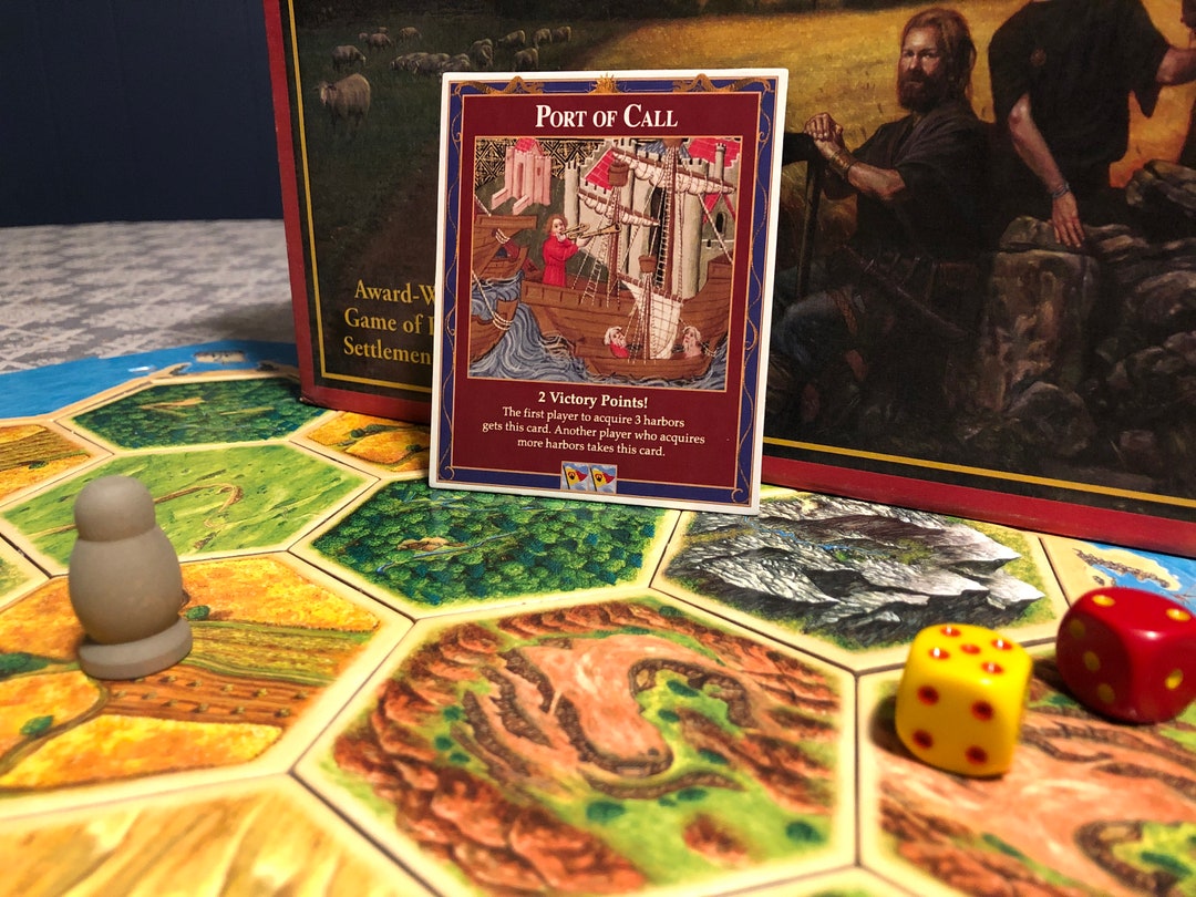 TTM Port of Call (harbor Master) Game Card Compatible With Catan's ...