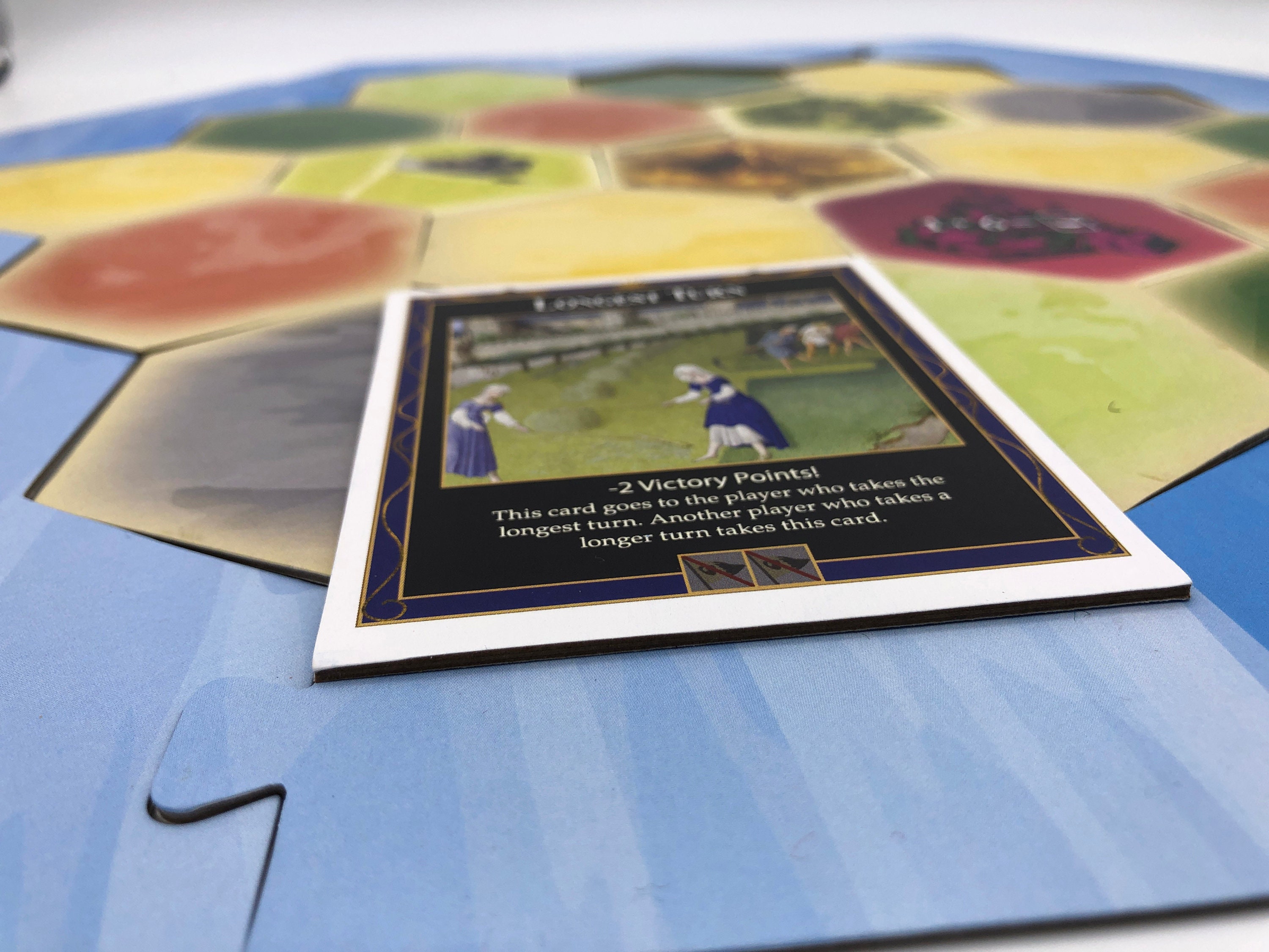 TTM Longest Turn Game Card Compatible With Catan's Settlers of Catan ...