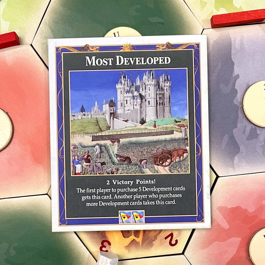 TTM Most Developed Game Card Compatible With Catan's Settlers of Catan ...