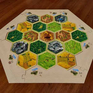 TTM Printable Volcano Hex Compatible With Catan's Settlers - Etsy