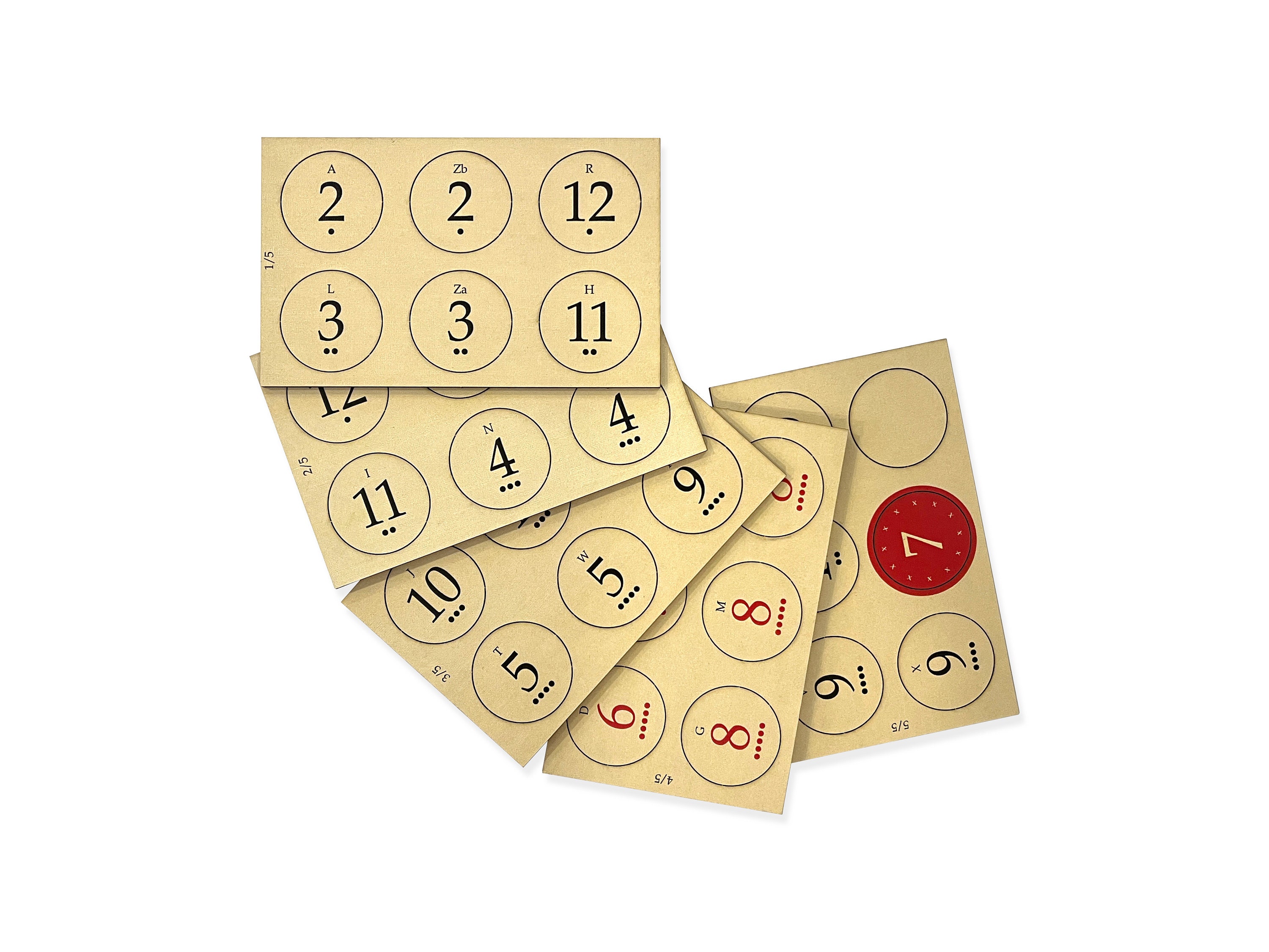 Replacement Number Tokens With Alphabet and Roll Chance - Etsy