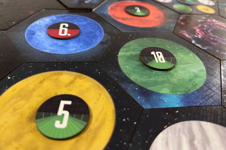 Tabletop Monthly Planet Hexes and Border Extenders Board Expansion ...
