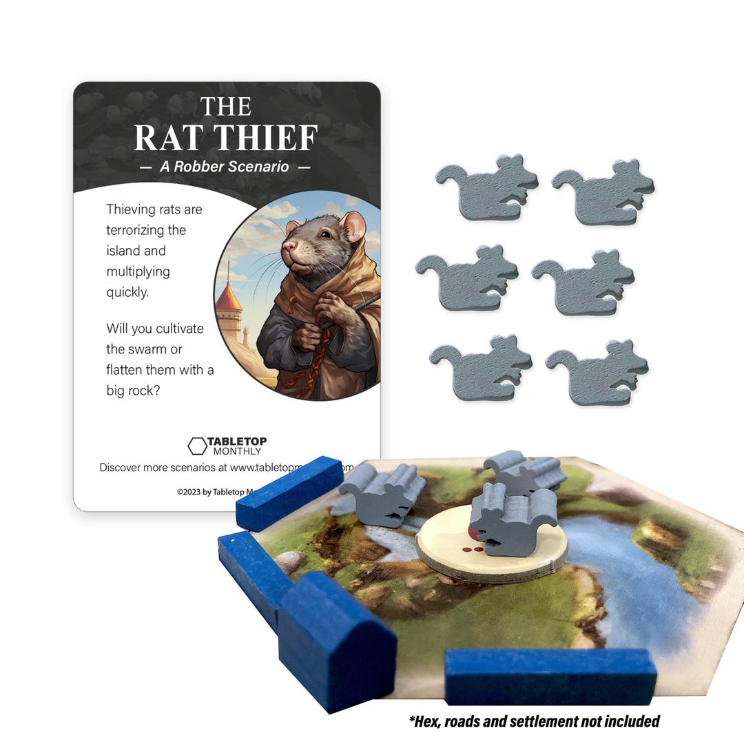 Rat Thief Robber Set Compatible With Catan's Settlers of Catan and ...