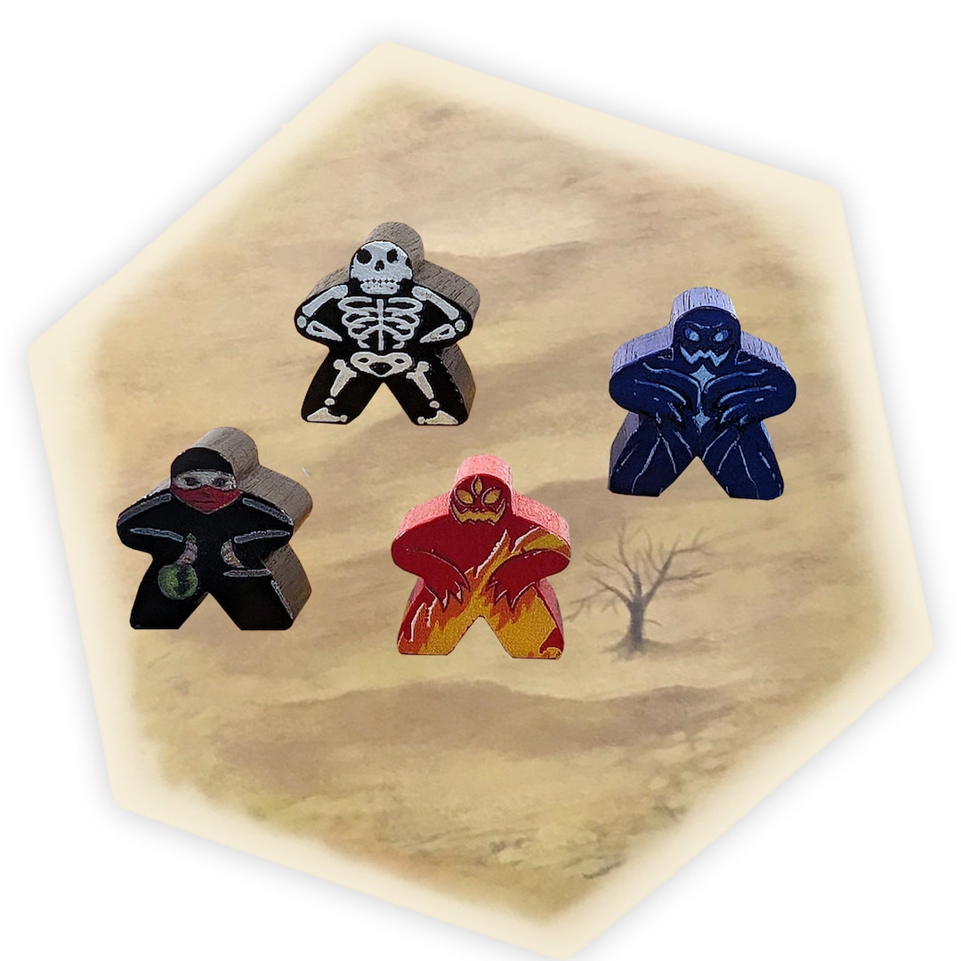 TTM Wooden Robber Meeple Compatible With Catan's Settlers of Catan ...