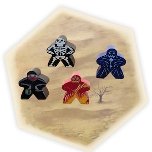 TTM Wooden Robber Meeple Compatible With Catan's Settlers of Catan ...