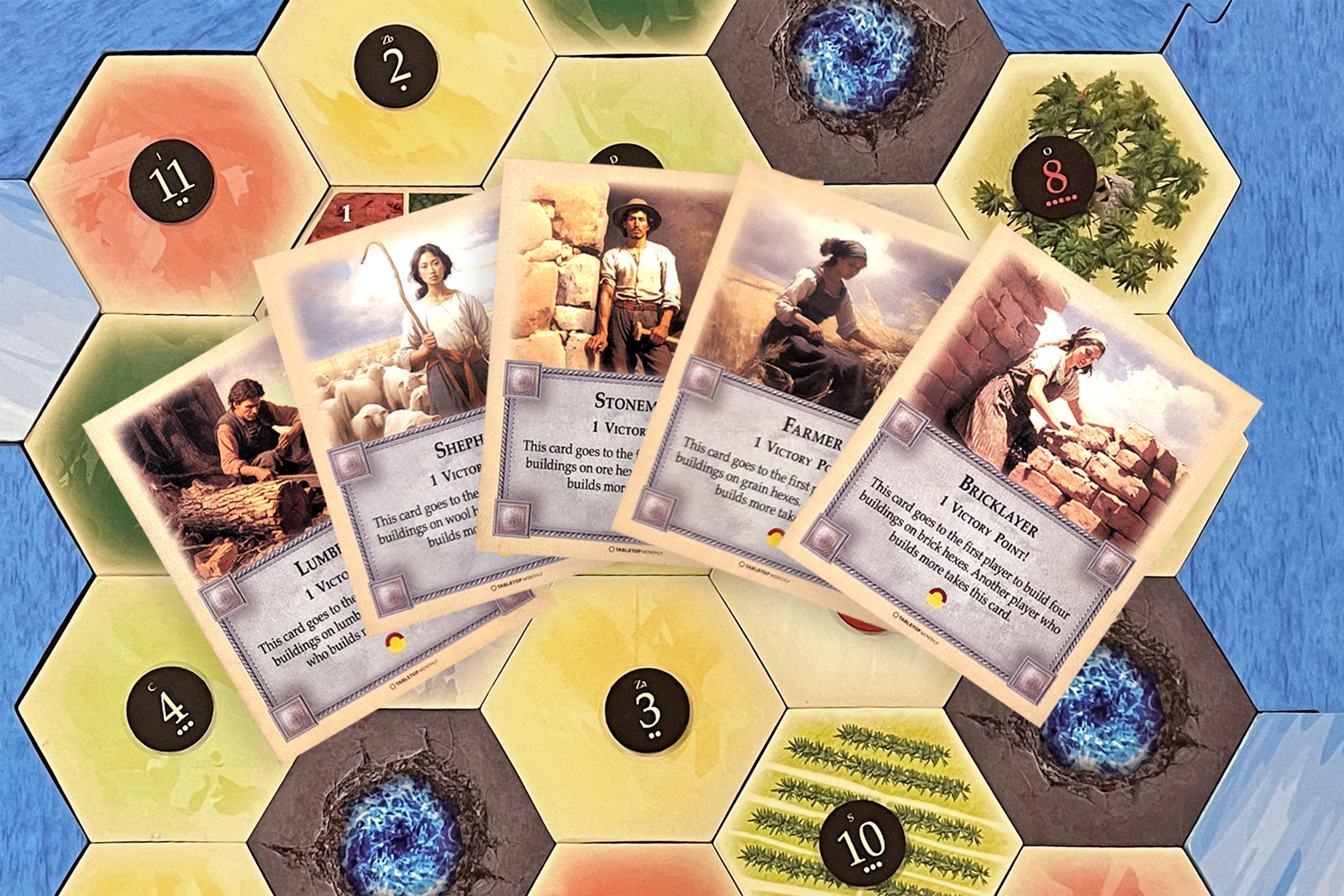Profession Cards Scenario Compatible With Catan's Settlers of Catan 5th ...