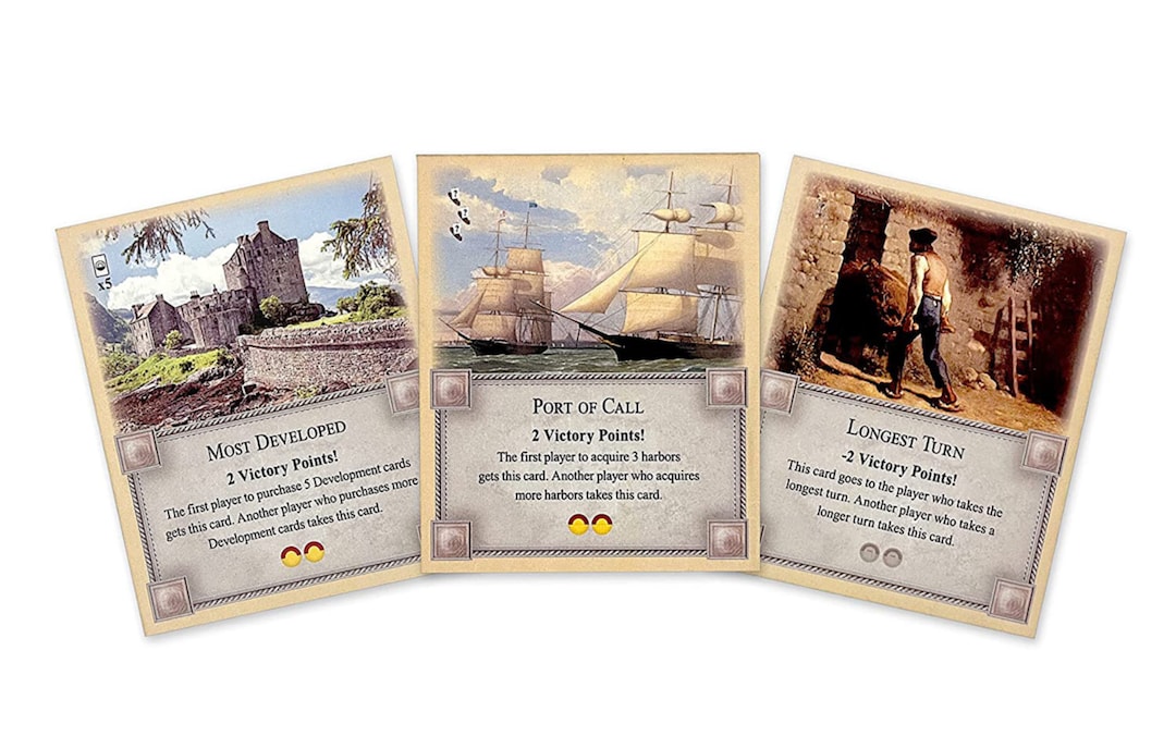 Triple Gift Set: Longest Turn, Development and Port of Call Bonus Cards ...