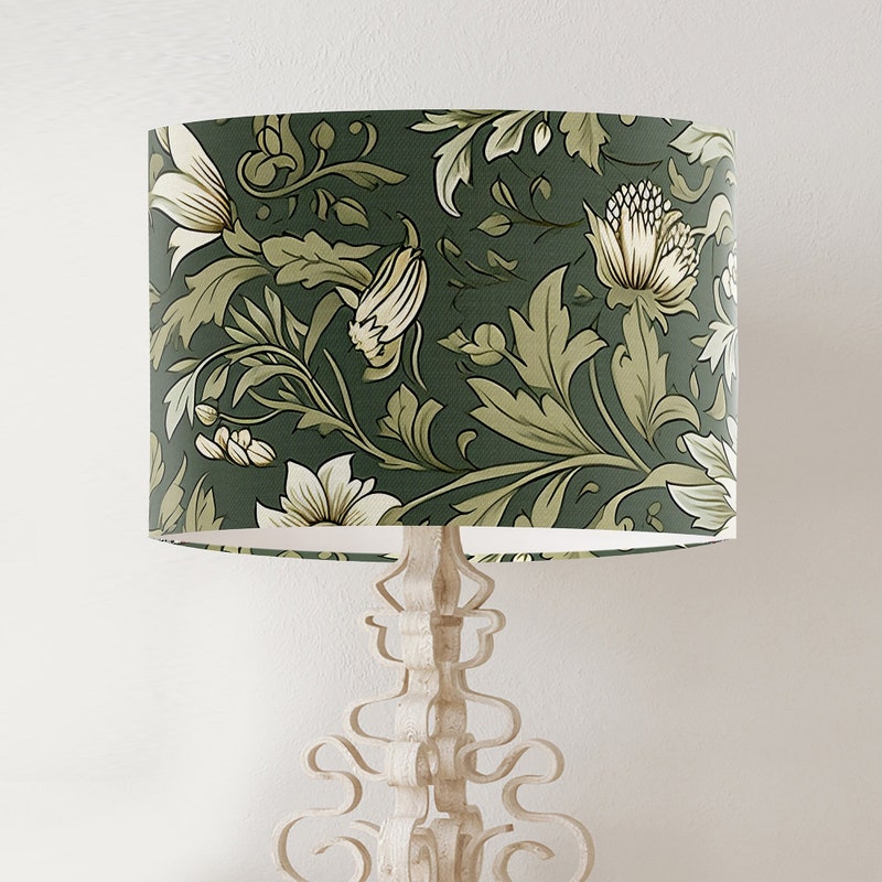Dark Blue Green Lamp Shade - Etsy