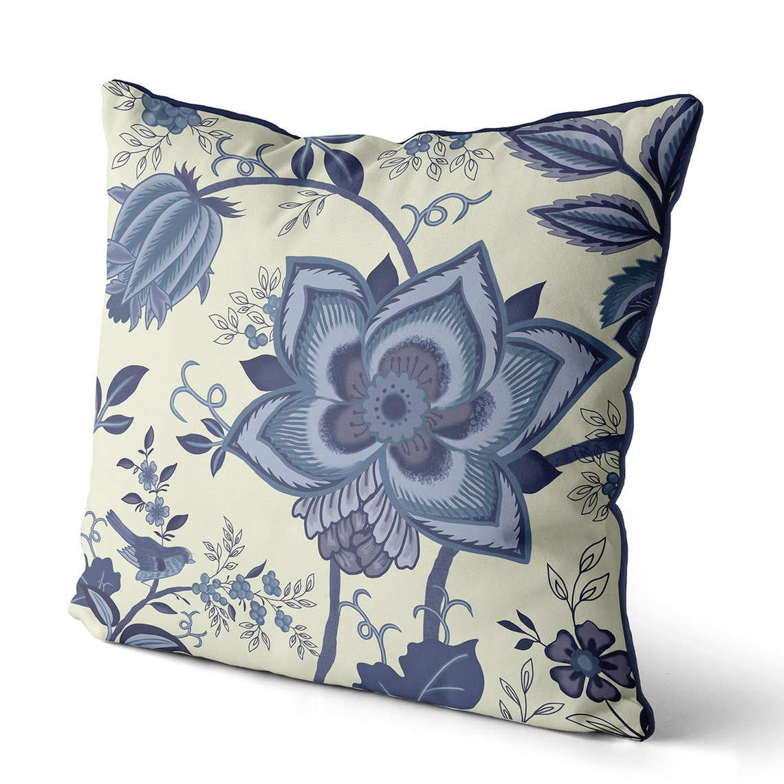 Hamptons Style Pillows Blue and White Pillow Covers the | Etsy