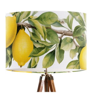 William Morris Style Lemon Tree Lampshade, Botanical Decor - Etsy