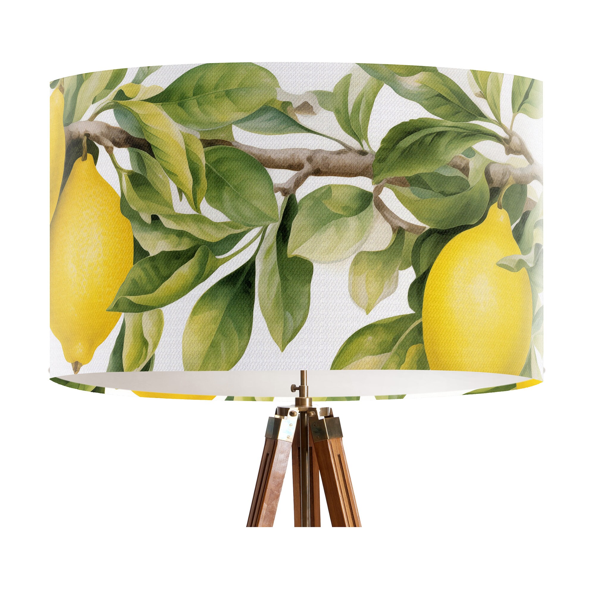 William Morris Style Lemon Tree Lampshade, Botanical Decor - Etsy