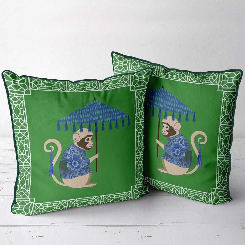 Monkey Monkey Cushion - Etsy