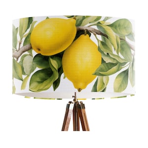 William Morris Style Lemon Tree Lampshade, Botanical Decor - Etsy