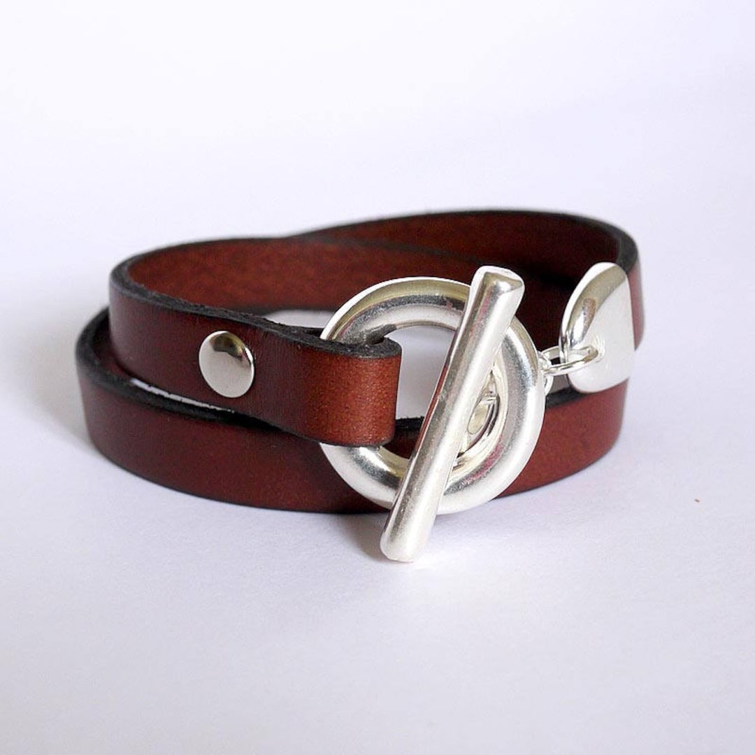 Women's Handmade Leather Bracelet Women's Handmade - Etsy