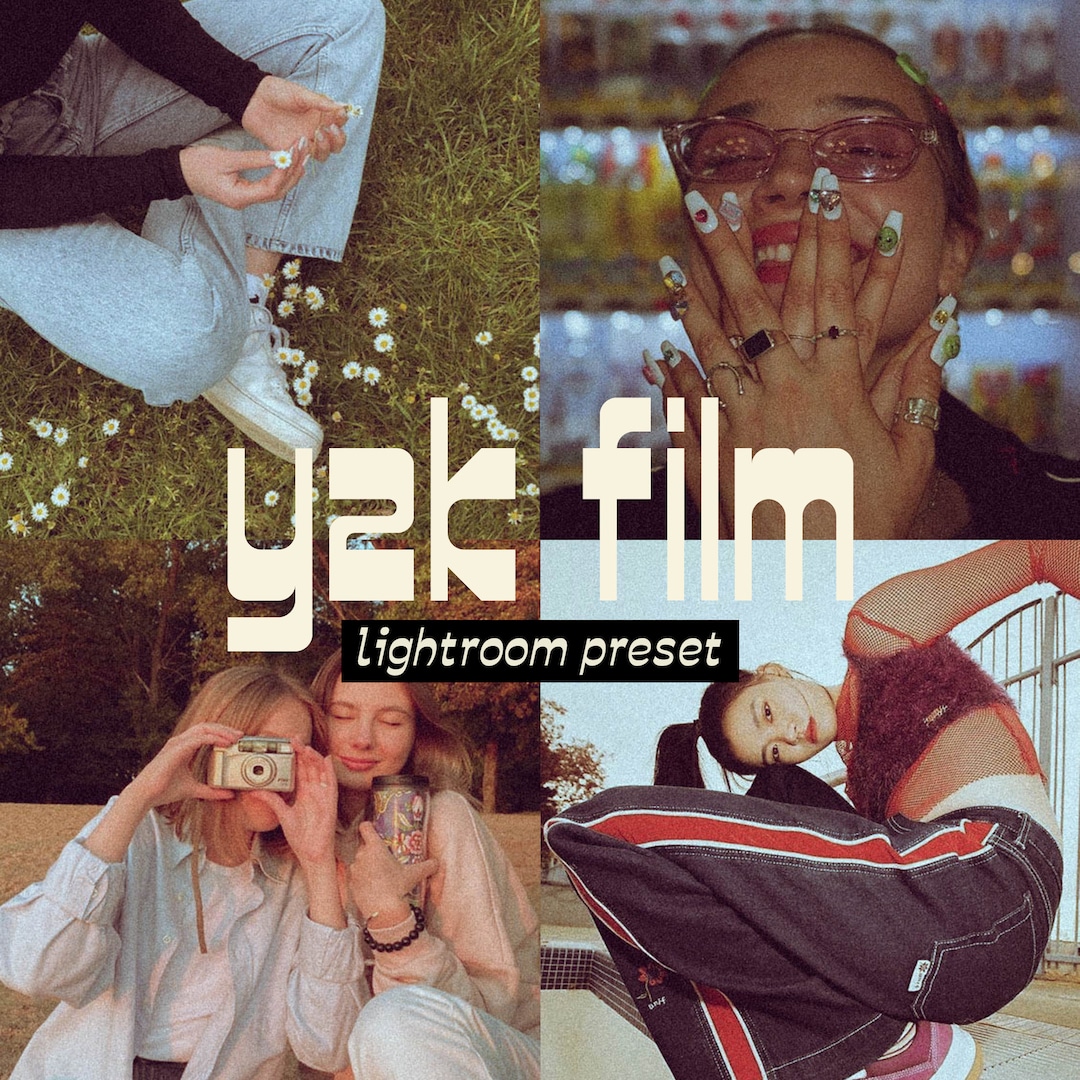 Y2k Film Lightroom Preset (mobile + Desktop) | Vintage Preset, Mobile ...