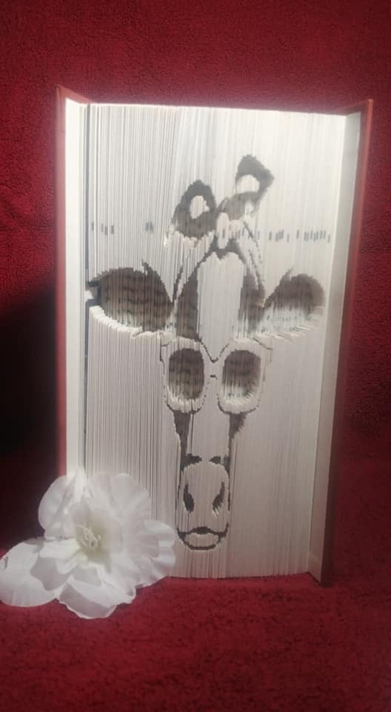 Cool Cow Book Fold Pattern - Etsy