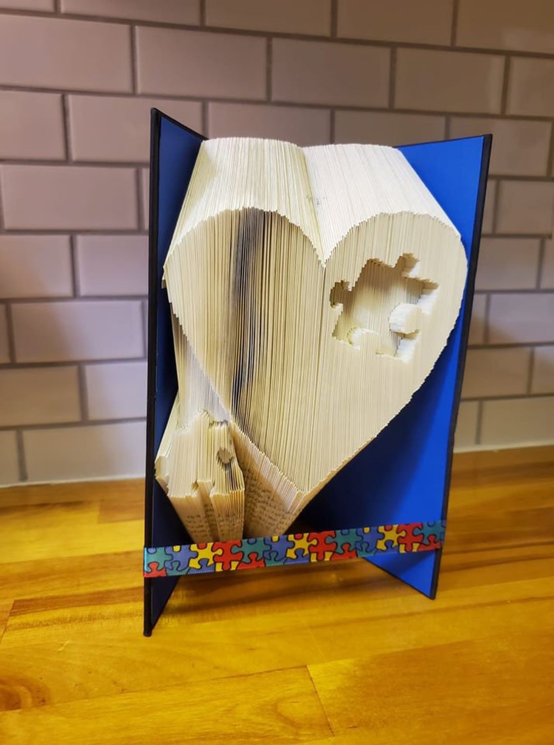 Heart/love Puzzle Combi Cut & Fold Pattern - Etsy