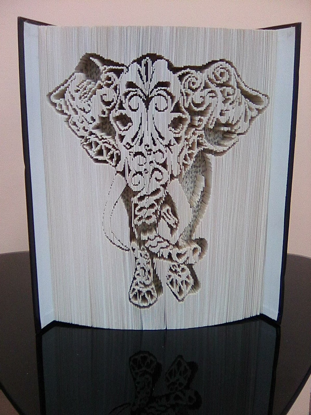 Elephant Cut and Fold Book Fold Patten - Etsy