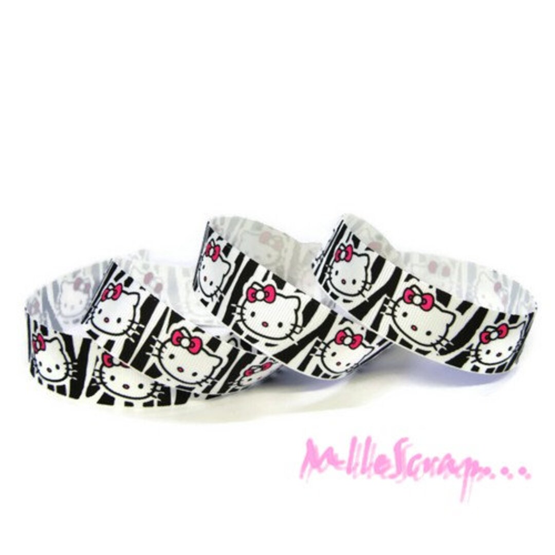 Printed Ribbon, Zebra Cat Ribbon, Coarse Grain Ribbon, Scrapbooking ...