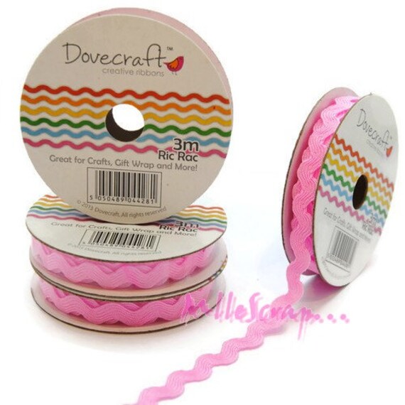 Fabric Tape Ric Rac Ribbon Scrapbooking Tape 3 Meters | Etsy